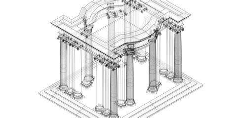 Gazebo Ionic Column On Vignola 3d Model 3d Model Cgtrader