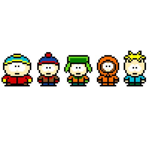 I Made Some Custom South Park Sprites Here Is A Showcase Of Some That I Made R Southpark