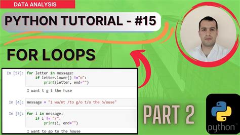 Python Lesson 15 For Loops In Python Part 2 Youtube