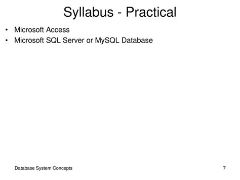 Database System Concepts Ppt Download