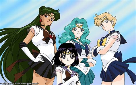 Sailor Uranus And Neptune And Pluto