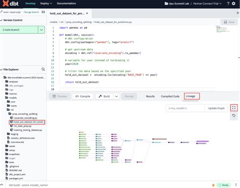 Leverage Dbt Cloud To Generate Ml Ready Pipelines Using Snowpark Python