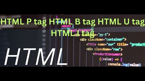 Html Bold Underline Italic Tags Mastering Html Text Styling Bold Italic And Underline