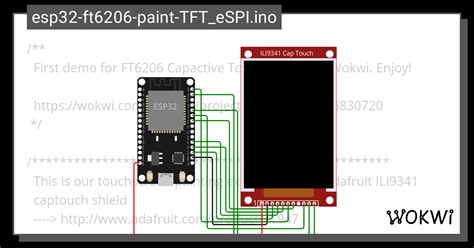 Esp TFT ESPI Ino Wokwi ESP STM Arduino Simulator