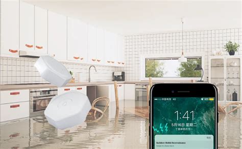 Iot Ble Beacon Programmable Smart Water Sensor Alarm Waterproof Beacon