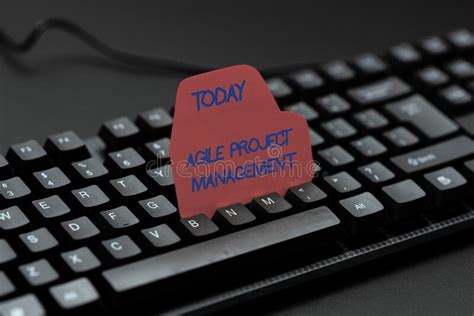 Inspiration Showing Sign Agile Project Management Conceptual Photo Management Methodology From