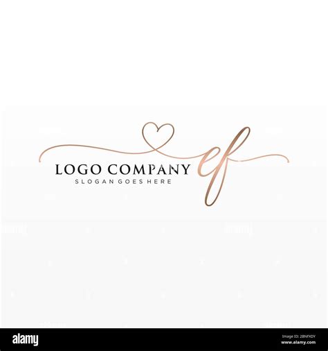 Ef Initials Logo Stock Vector Images Alamy