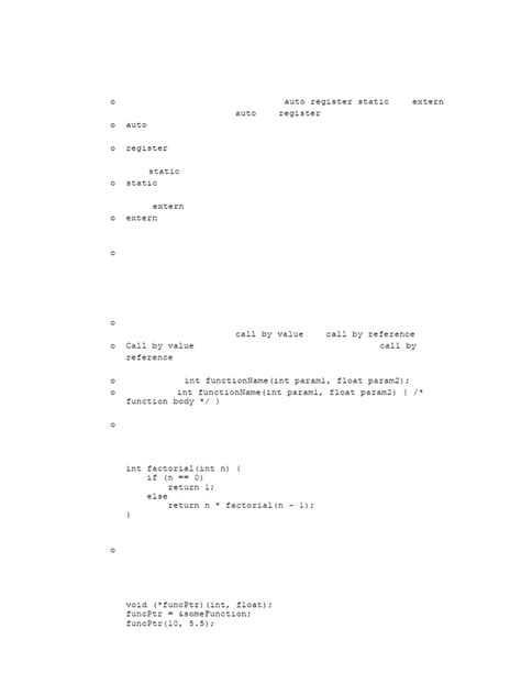 C Language Interview Questions Pdf Pointer Computer Programming Control Flow
