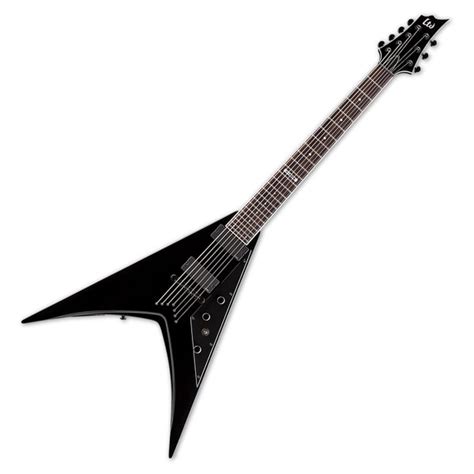 Disc Esp Ltd V 407 Baritone 7 String Electric Guitar Black At Gear4music
