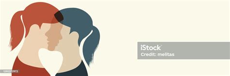 은유 양극성 장애 정신 이중 면 분할 성격 개념 기분 장애 듀얼 성격 개념 2 헤드 실루엣 정신 건강 여성배너 여성복사 공간