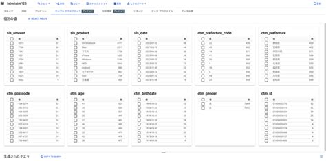 Bigqueryテーブルエクスプローラを試してみた G Gen Tech Blog