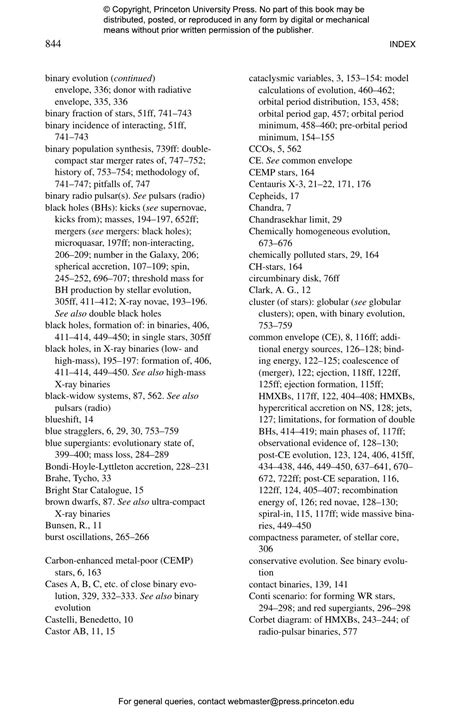 Physics Of Binary Star Evolution Princeton University Press