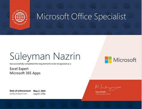 Excelexpert Microsoftcertified Dataanalytics Careerjourney… Nazrin Suleyman