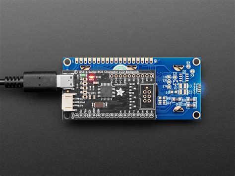 Adafruit Usb Serial Lcd Backpack Add On With Cable Id 781 Adafruit Industries Unique