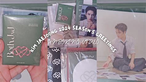 김재중 2024 시즌그리팅 언박싱 Video Kim Jaejoong 2024 Seasons Greetings Unboxing Video Youtube