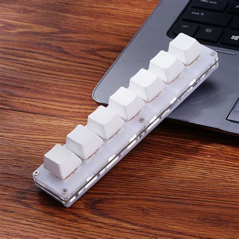 Jual Mini 7 Key Custom Osu Keypad Usb Wired White Programmable Macro