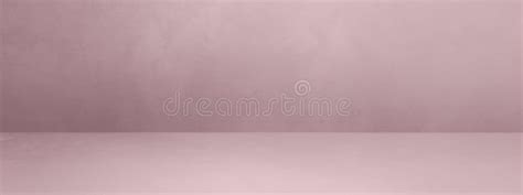 Empty Light Lilac Pink Concrete Interior Background Stock Illustration