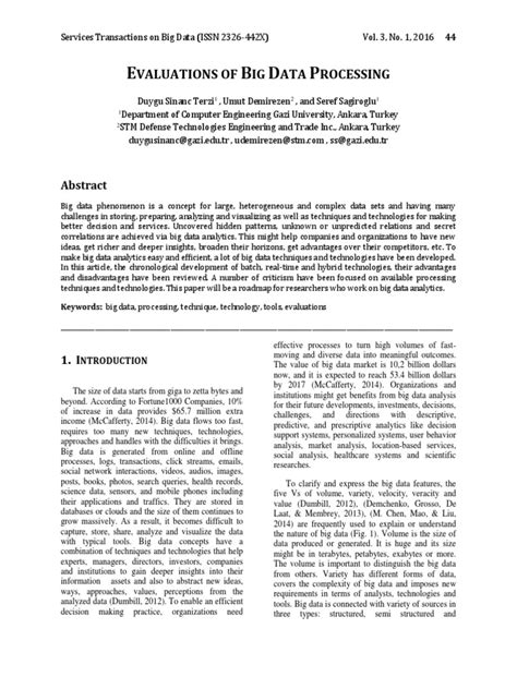 evaluations of big data processing pdf pdf apache spark big data