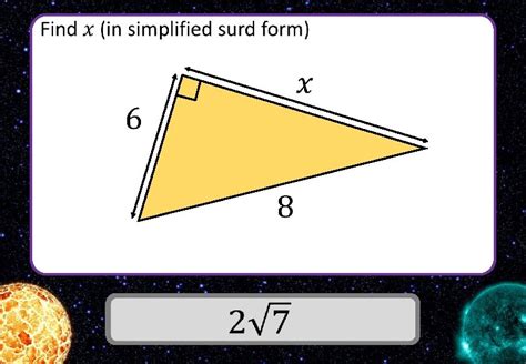 Surd Rules With Pythagoras 3 Stars In This