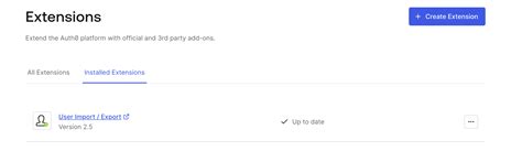 Error When Using User Importexport Extension Auth0 Community