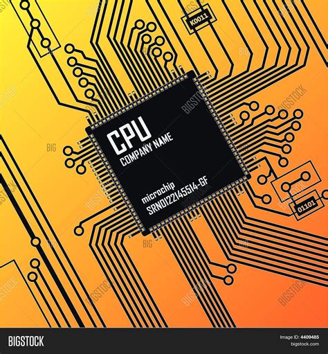 Circuit Board Vector Vector And Photo Free Trial Bigstock