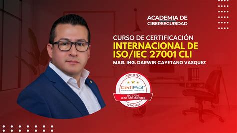 Curso De Certificación Internacional Isoiec 27001 Lead Implementer
