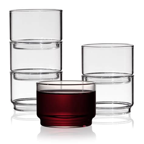 Stackable Bodega Glasses Set Of 6 On Waverly