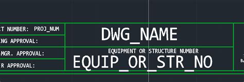 Autocad Title Block Text With Attribute Sizingjustifyingother