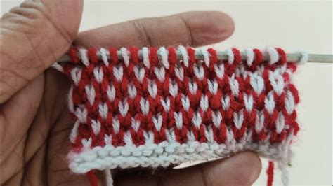Two Colours Knitting Design By Indiaknittingcompany