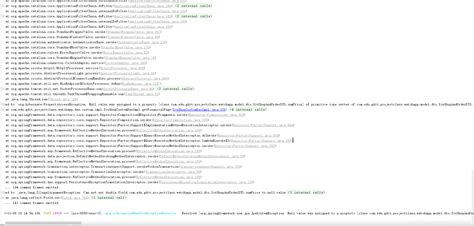 Java报错：null Value Was Assigned To A Property Csdn博客