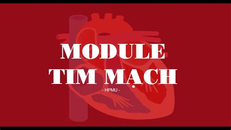 MODULE TIM MẠCH BÀI 18 ĐIỆN TÂM ĐỒ EP2 HPMU byming YouTube