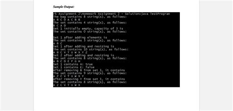 Consider The Java Interface For A Class Of Bags Chegg Com