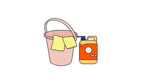 清洁工具简笔画 天奇生活