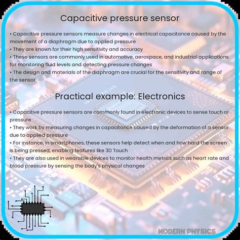 Capacitive Pressure Sensor Precision Sensitivity And Integration