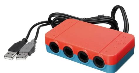 4 Ports Gc Gamecube Controller Usb Adapter Converter For Ngc To Wiiu