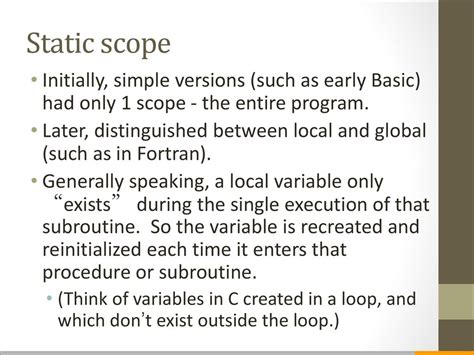 Chapter 3 Names Scopes And Bindings Ppt Download