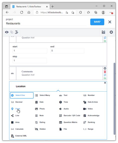 Example Create And Use A Survey Form