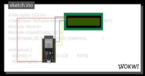 W4 Lcd Wokwi Esp32 Stm32 Arduino Simulator