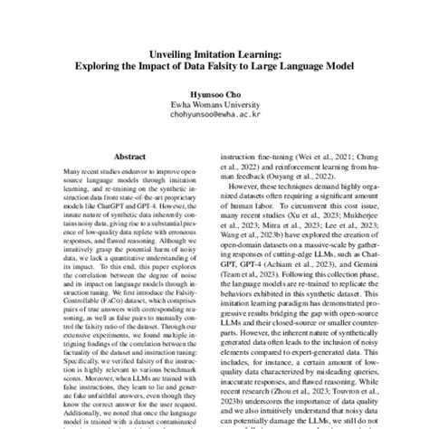 Unveiling Imitation Learning Exploring The Impact Of Data Falsity To