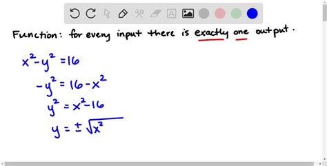 Solved In Exercises 19 36 Determine Whether The Equation Represents Y