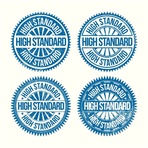 Free Vector Standard Stamp Design Collection