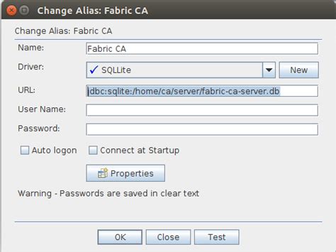 how to access default hyperledger fabric ca database stack overflow