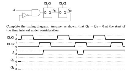 Solved A Circuit Is Built Using Two D Latches Logic Gates