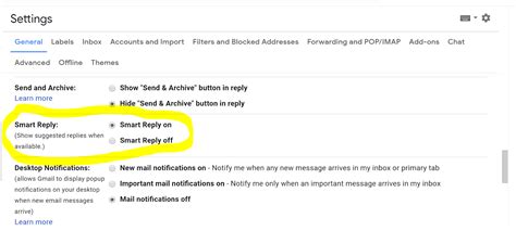 How To Enable Or Disable Gmail Smart Replies Classwork