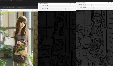 Opencv 笔记2 全局固定阈值二值化和局部自适应阈值二值化 Csdn博客