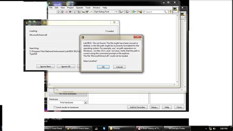 solved kinect labview interface issue ni community