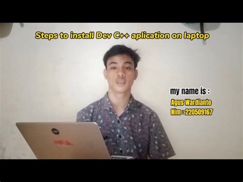 Steps To Install Dev C Aplication On Laptop YouTube