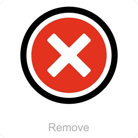 Remove And Delete Icon Concept 40189148 Vector Art At Vecteezy