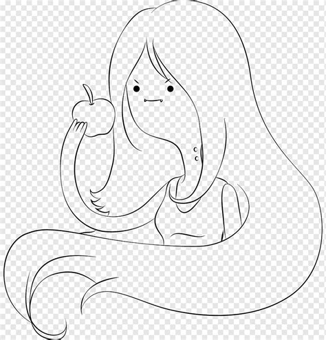 Marceline The Vampire Queen Black And White Drawing Painting Love