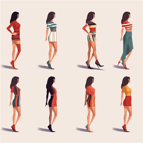 Premium Photo A Fashion Girl Illustrations